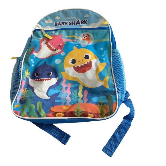 Accessories | Pink Fog Baby Shark Backpack | Poshmark